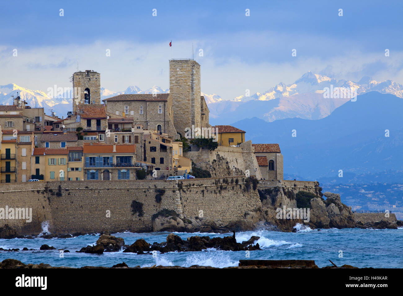 France, Cote d'Azur, Antibes, coast Stock Photo - Alamy