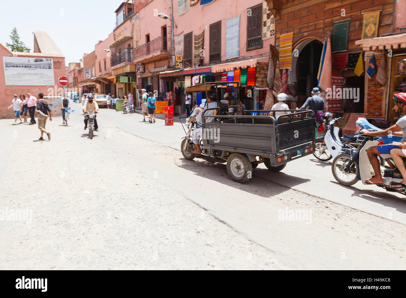 Streets of Marrakesh, Morocco Stock Photo - Alamy