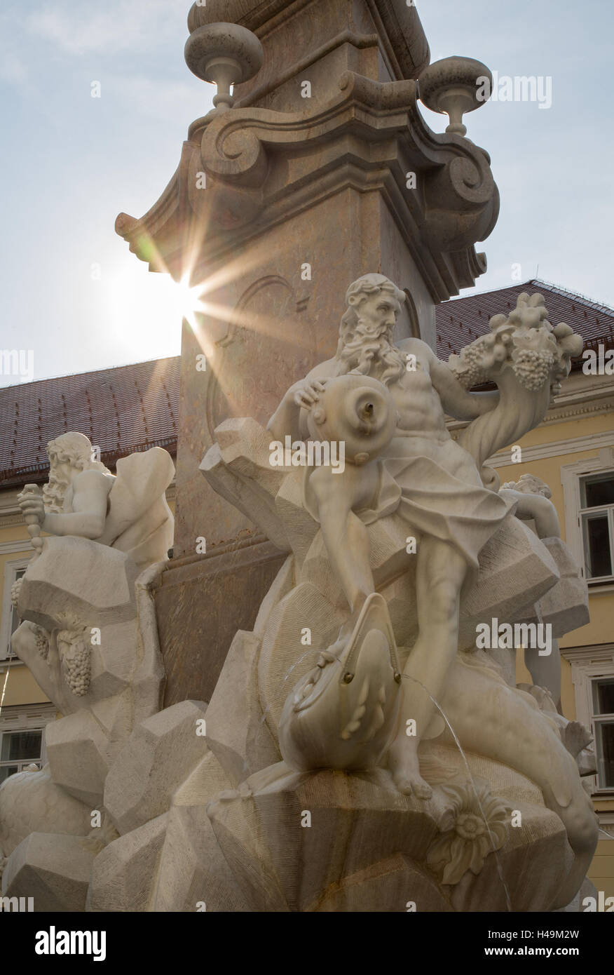 Fountain Of The Three Carniolan Rivers High Resolution Stock ...