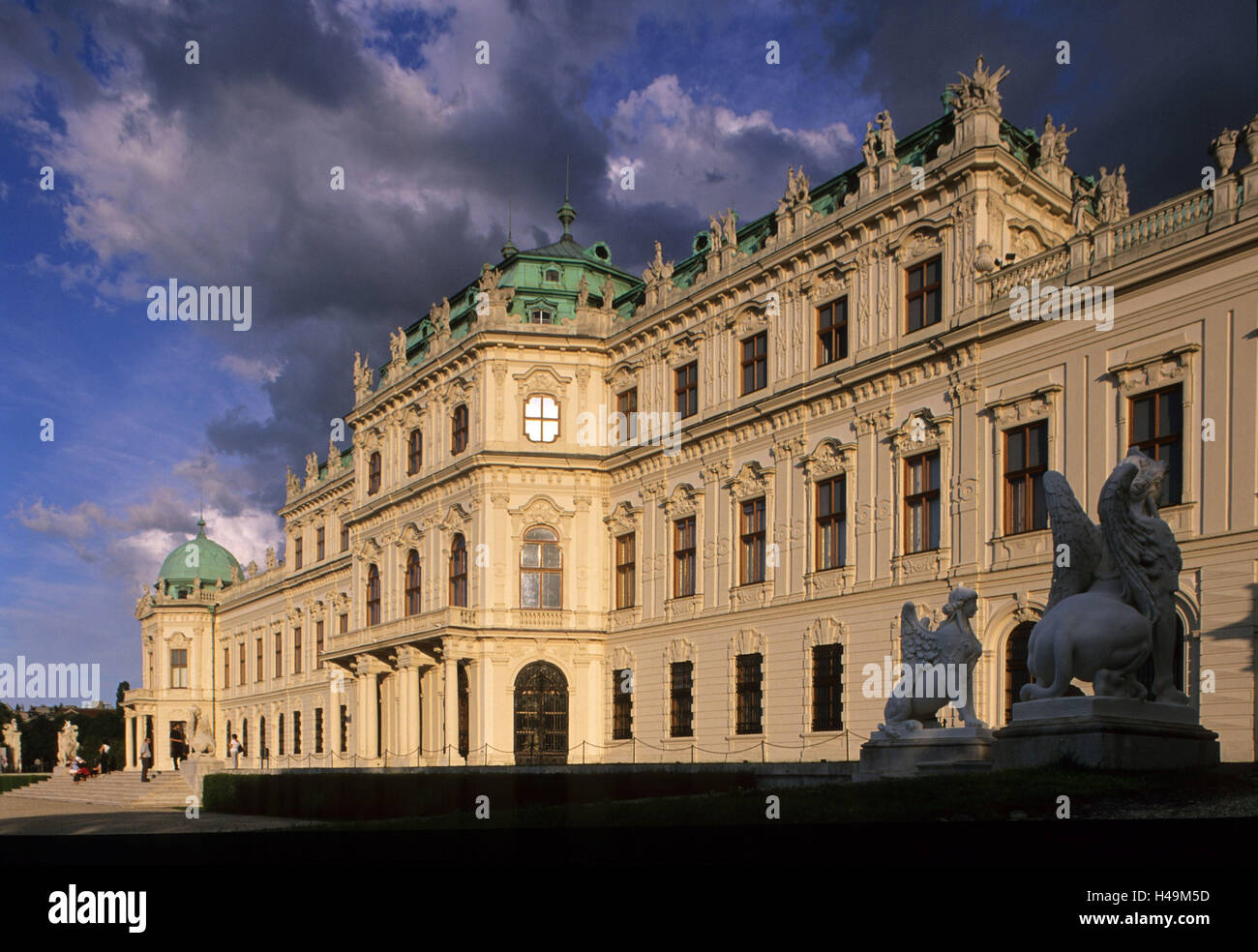 Austria, Vienna, castle Belvedere, upper Belvedere builds in 1700-1722 ...