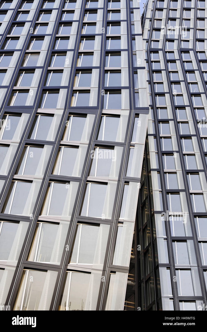 modern architecture, facade, detail, 'Dancing Towers', new office ...