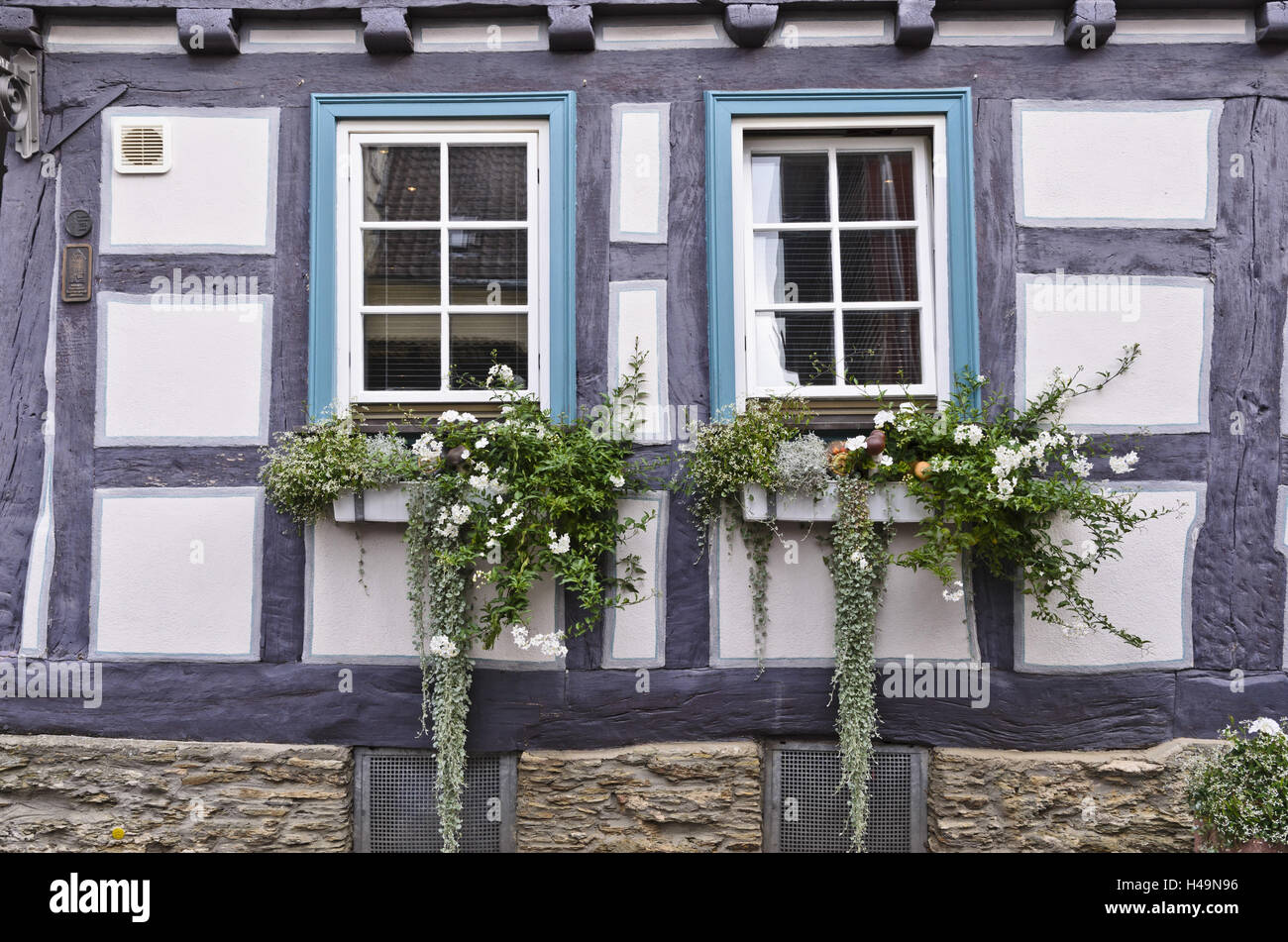 Germany, Hessen, Taunus, German Timber-Frame Road, Idstein, Old Town ...