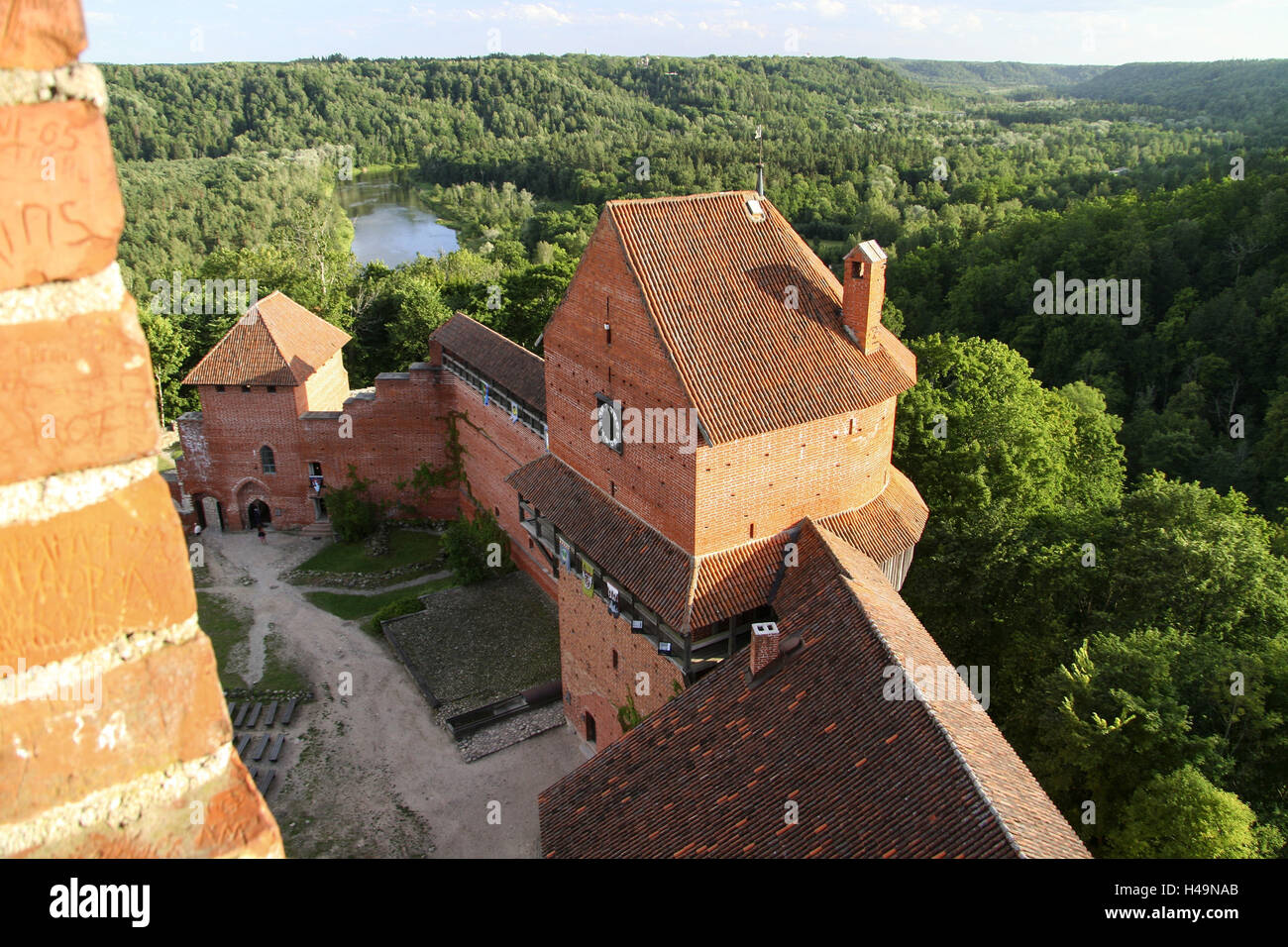 Latvia, Gauja national park, castle Gauja Stock Photo - Alamy