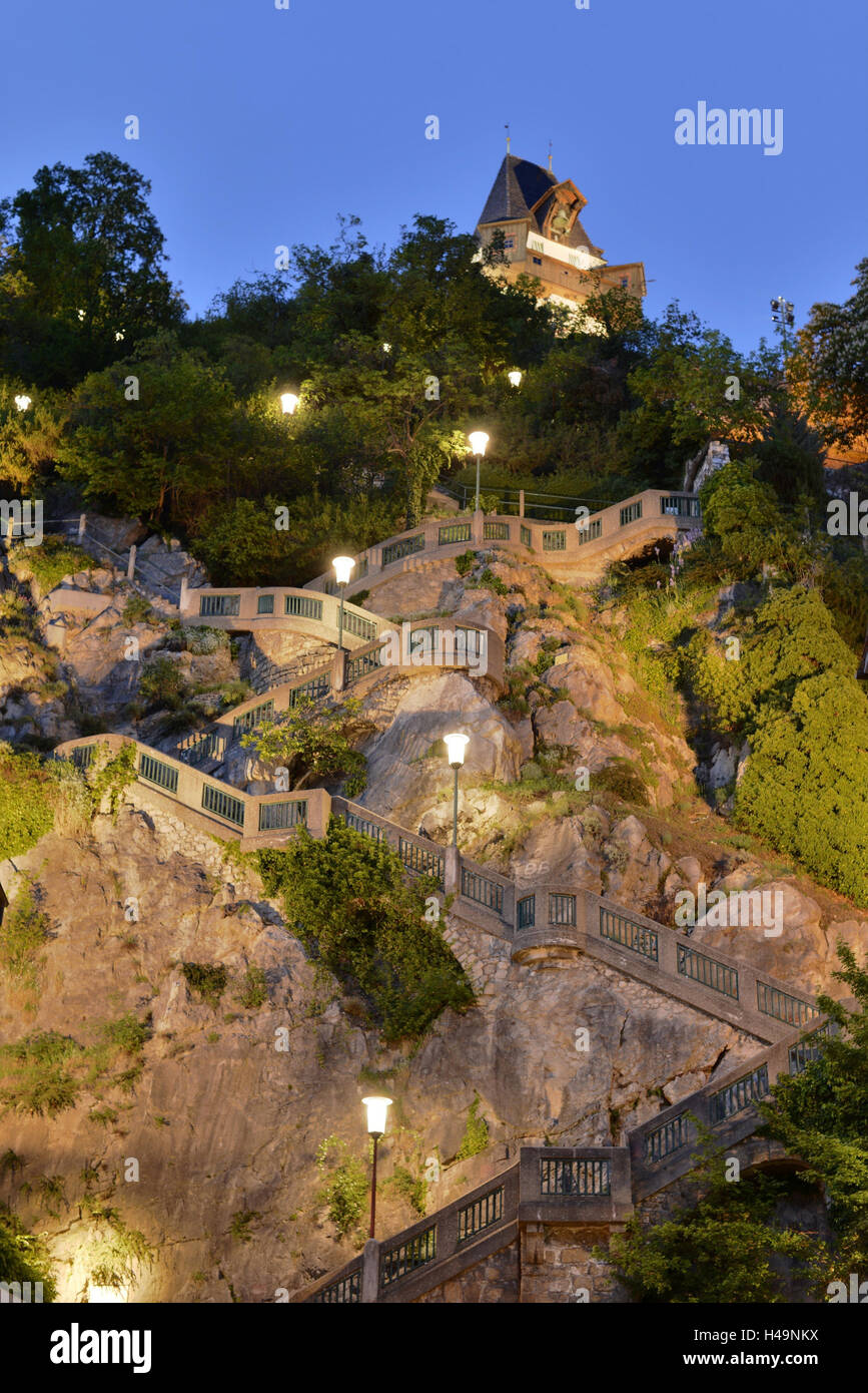 Castle tower stairs hi-res stock photography and images - Alamy