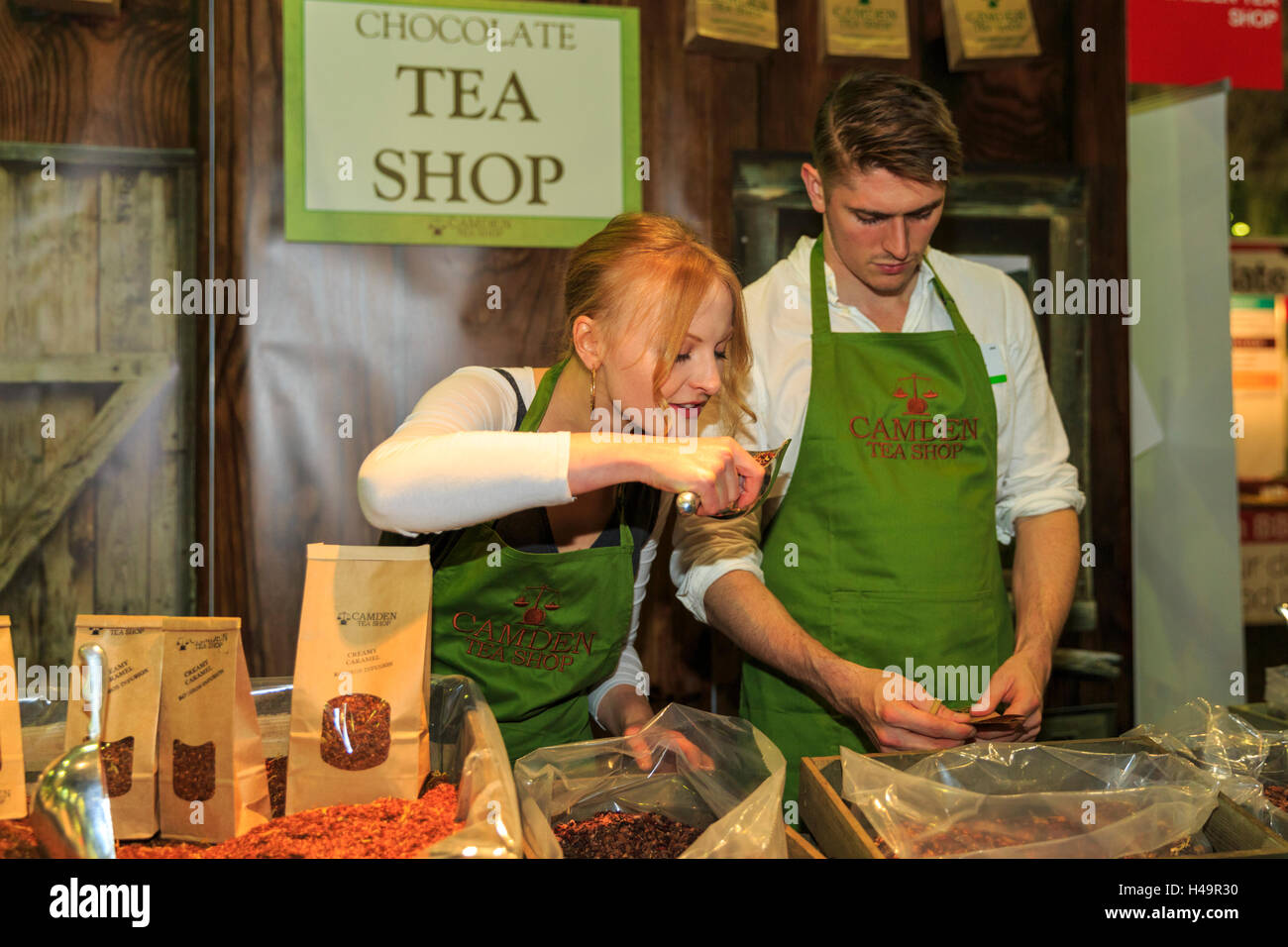Kensington Olympia, London, 13th October 2016. Camden Tea Shop present ...