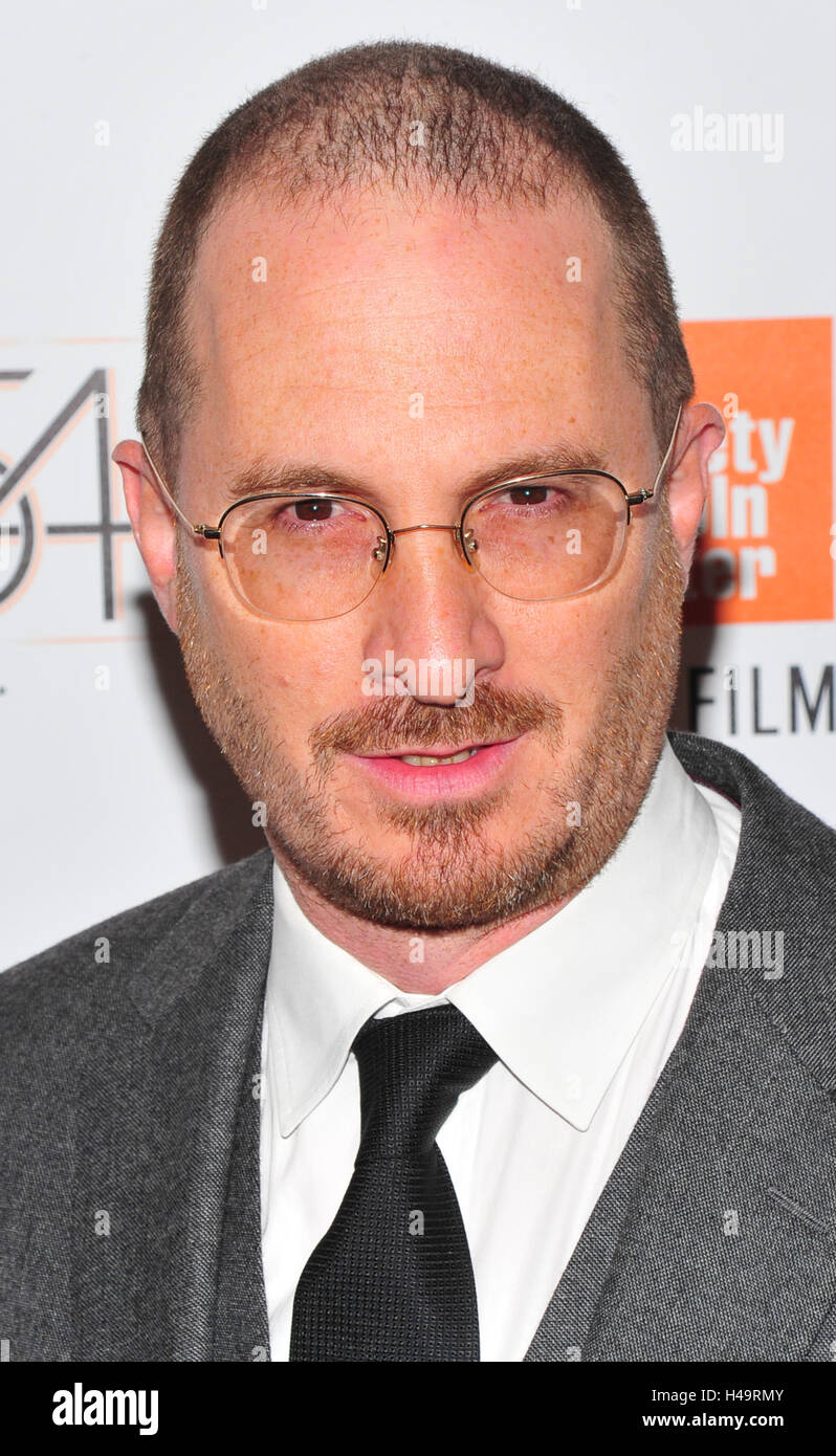New York, USA. 13th October, 2016. Darren Aronofsky attends the 54th New York Film Festival ...