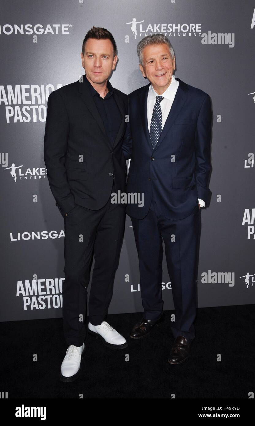 Los Angeles, CA, USA. 13th Oct, 2016. Ewan McGregor, John Romano at ...