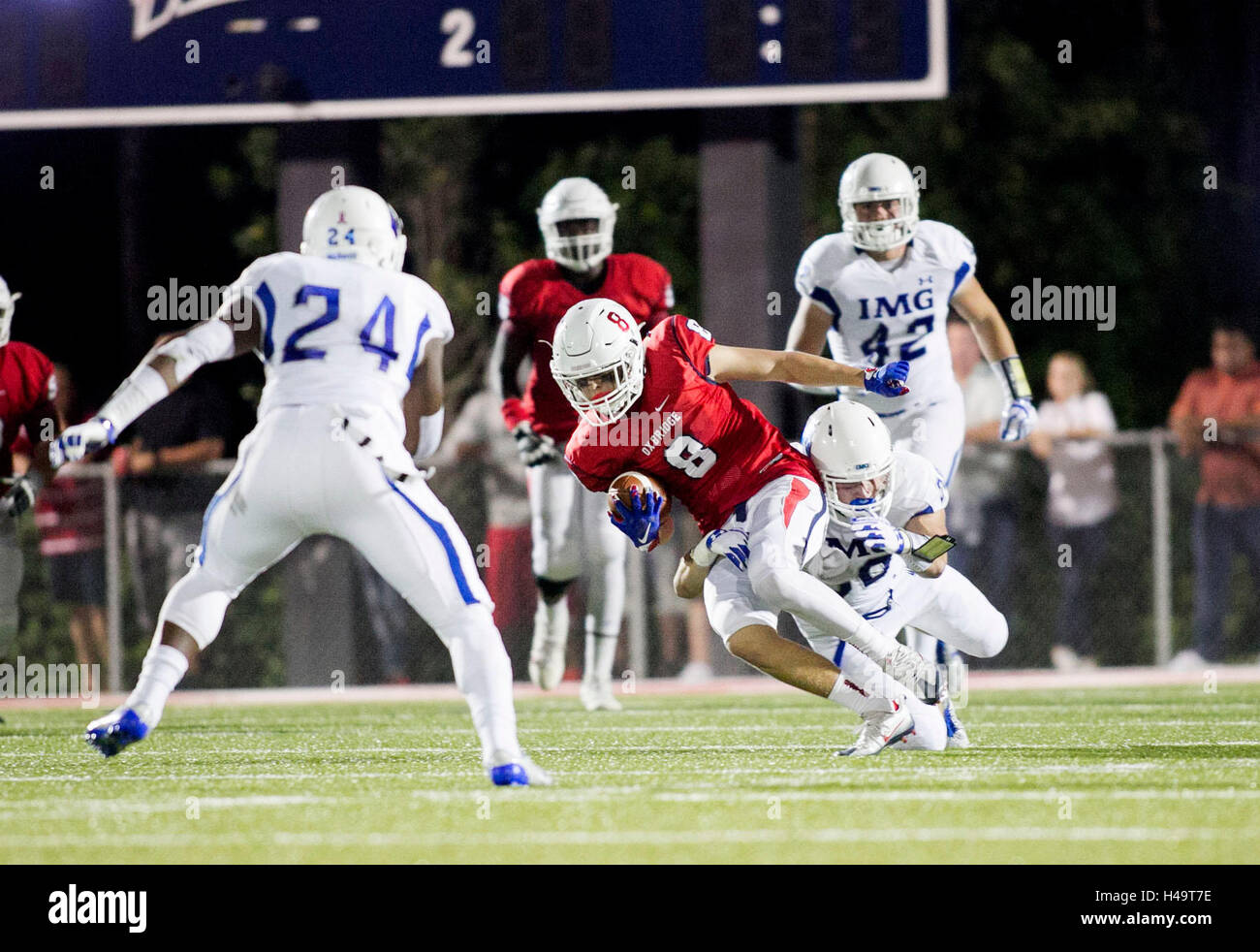 Florida, USA. 13th Oct, 2016. Oxbridge # Bradenton-IMG Academy # during ...