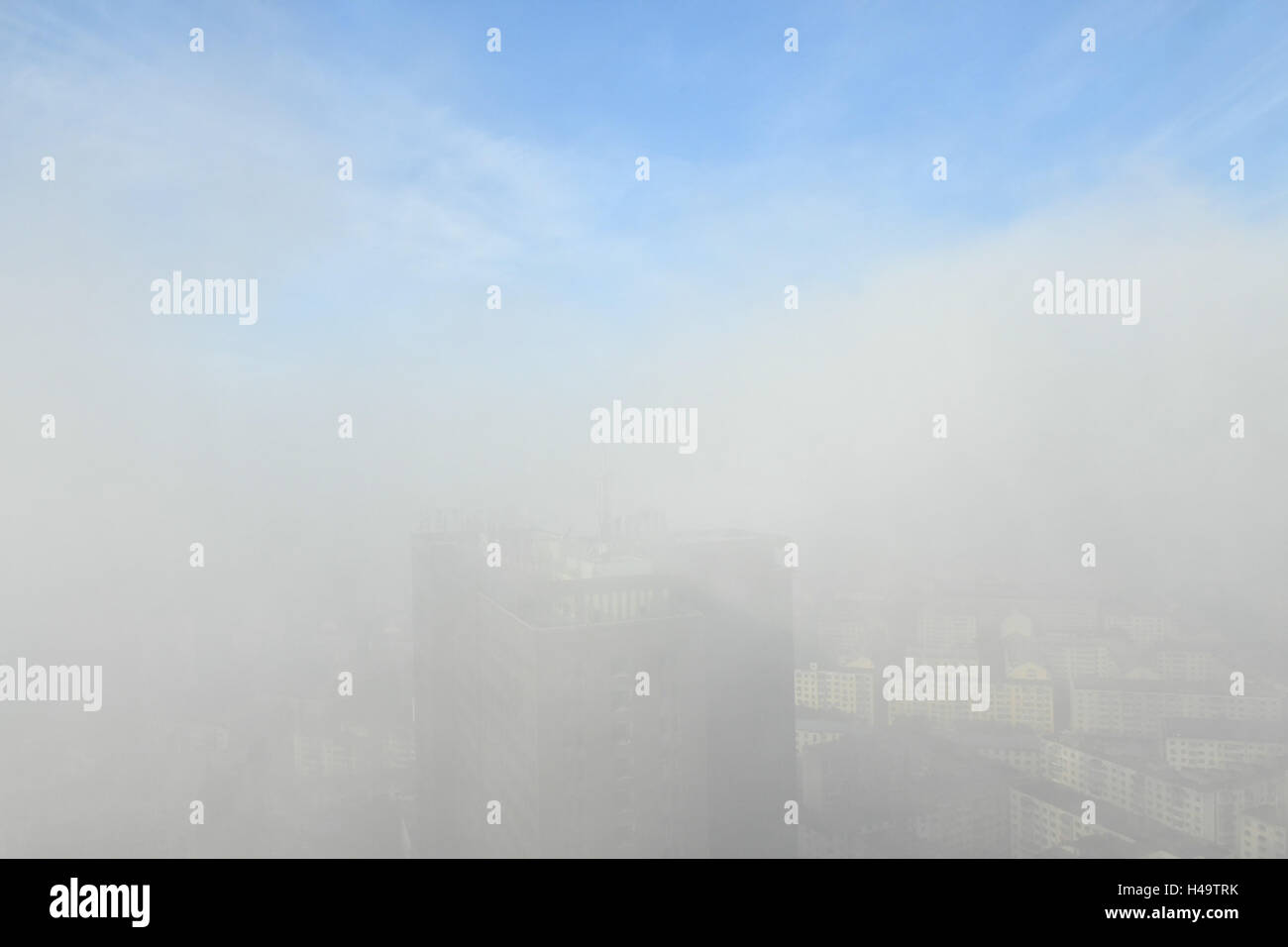 Harbin, China's Heilongjiang Province. 14th Oct, 2016. Buildings are ...