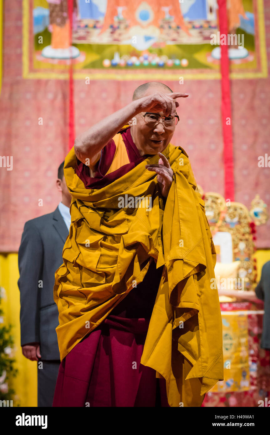 Holiness 14th dalai during hi-res stock photography and images - Alamy