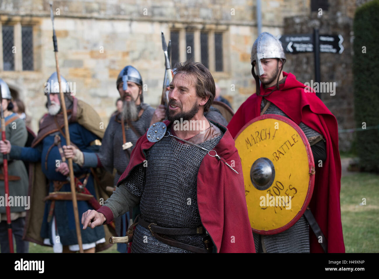 Battle, England. 14th October 2016, The March into 1066 concludes at ...