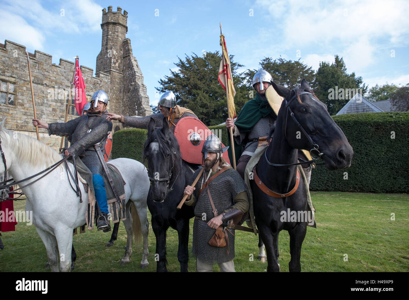 Battle, England. 14th October 2016, The March into 1066 concludes at ...