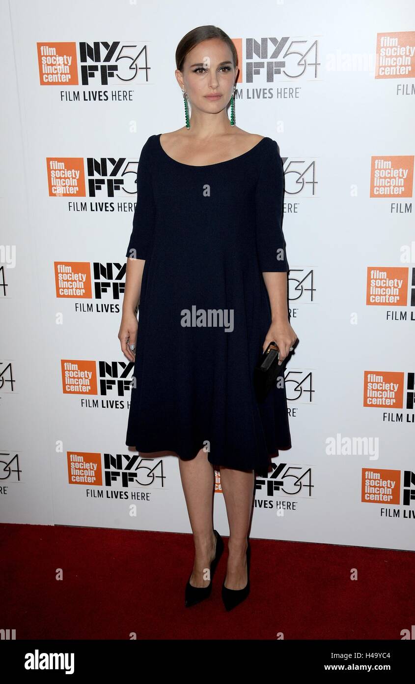 New York, NY, USA. 13th Oct, 2016. Natalie Portman at arrivals for ...