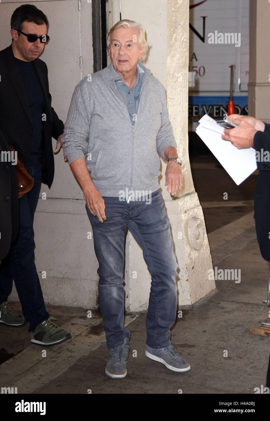 New York, NY, USA. 14th Oct, 2016. Paul Verhoeven out and about for ...