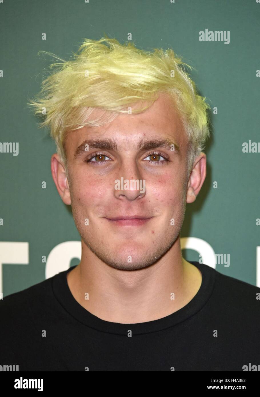 New York, NY, USA. 14th Oct, 2016. Jake Paul at in-store appearance for ...