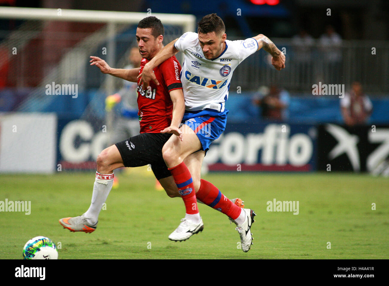 Salvador, Brazil. 12th Oct, 2016. Pictured: JAMES, player of Bahia ...