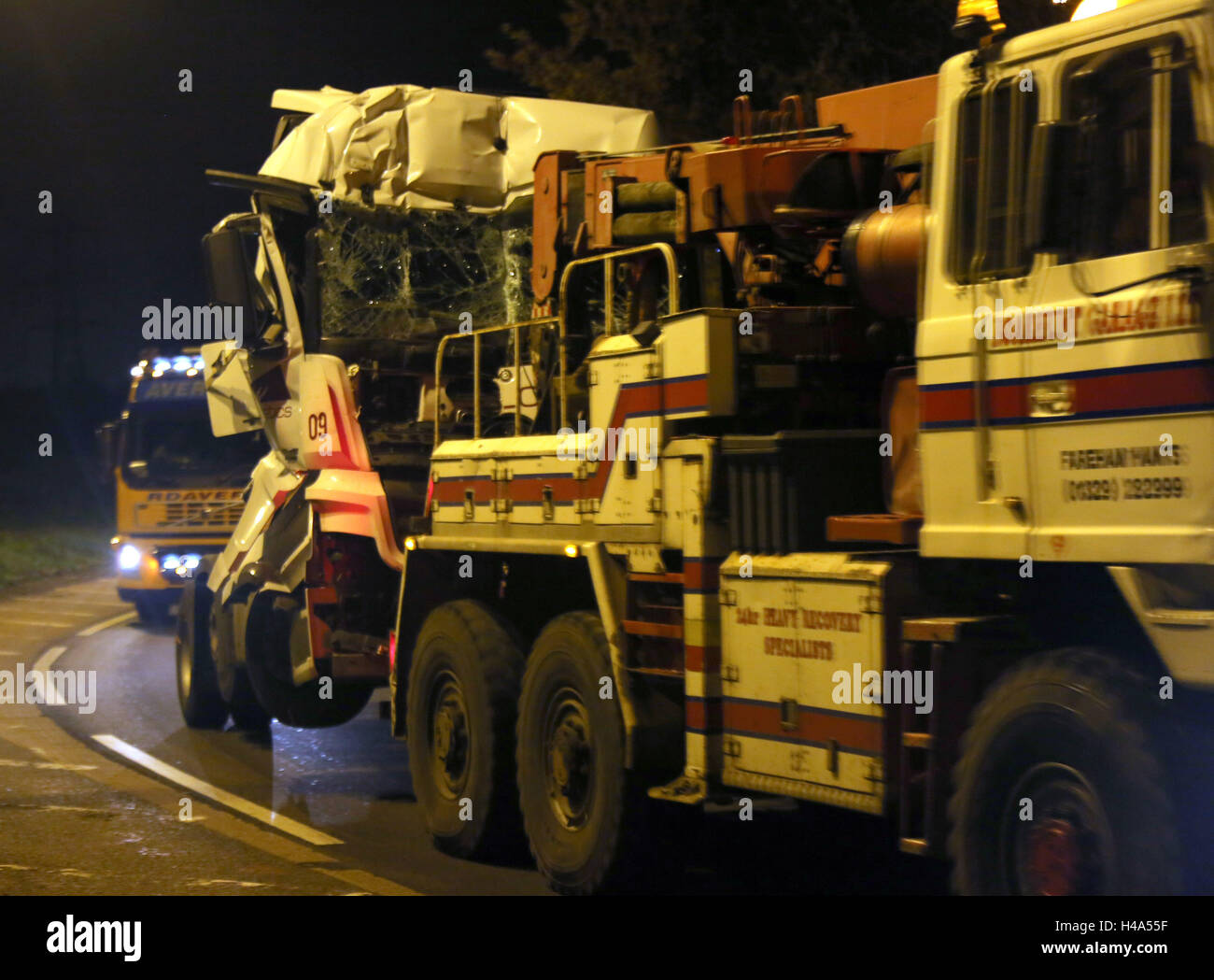 Southampton Hampshire Friday 14th October 2016 A LORRY driver was using ...