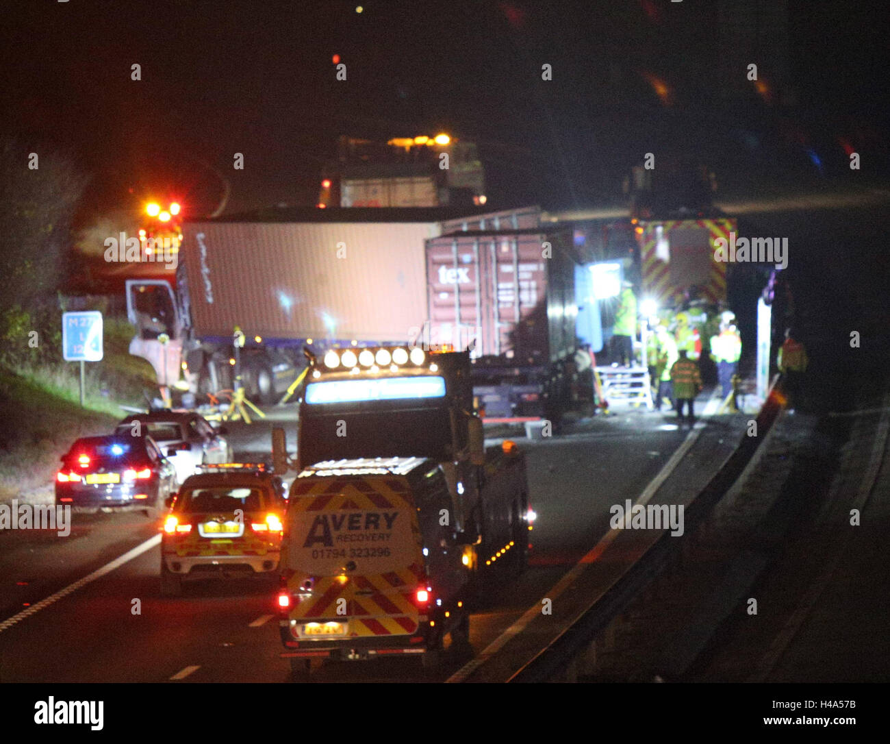 Southampton Hampshire Friday 14th October 2016 A LORRY driver was using ...