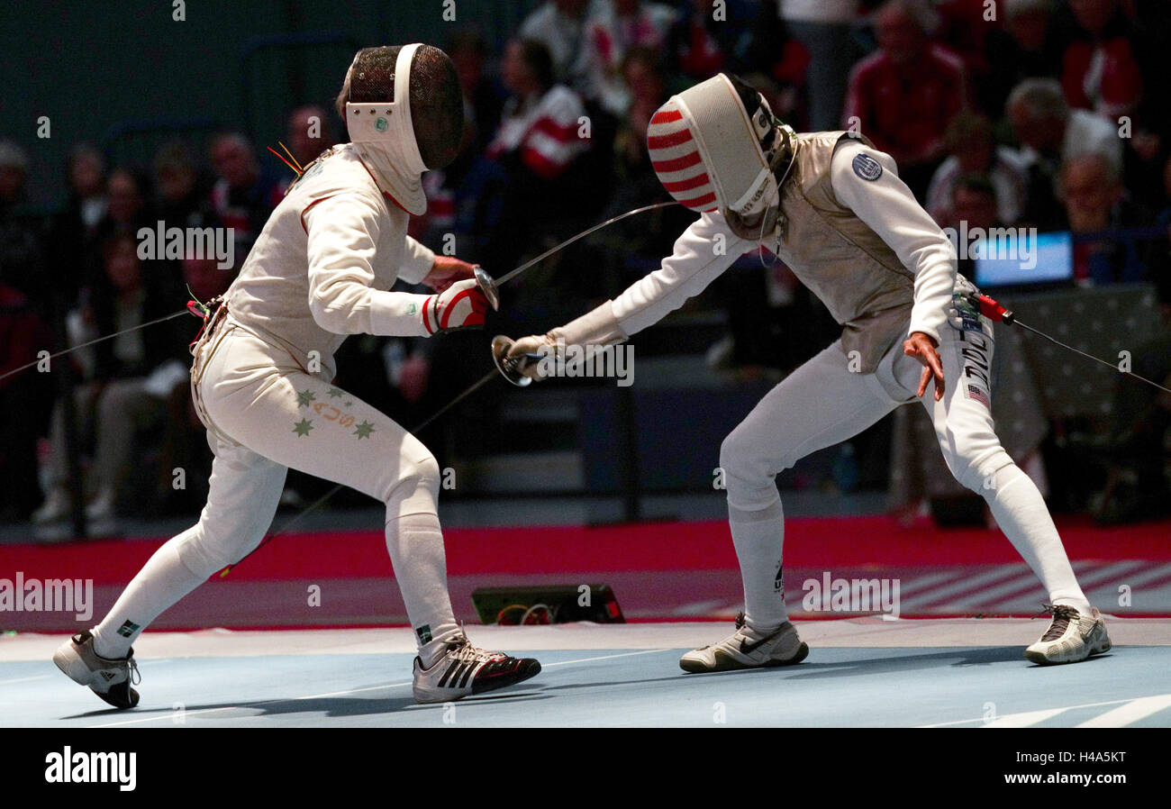 Stralsund, Germany. 14th Oct, 2016. Australian women's florett fencer ...