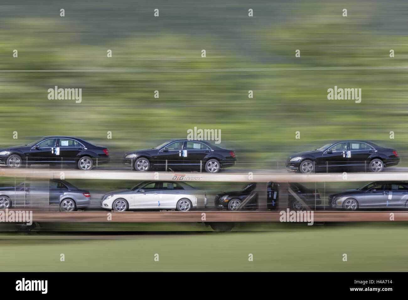 Train, cars, blur, side view Stock Photo - Alamy