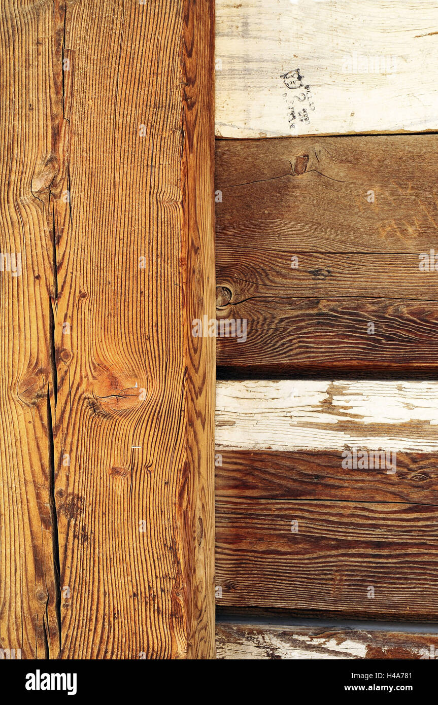 Wooden wall, structure, close-up Stock Photo - Alamy