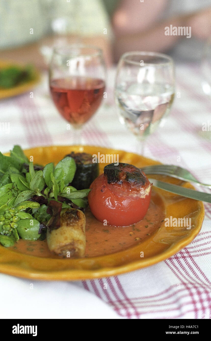 Food, Petit Farcis, French Stock Photo - Alamy