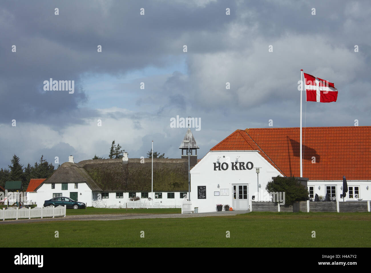 Denmark, Jutland, Ho, restaurant 'Ho Kro' Stock Photo - Alamy
