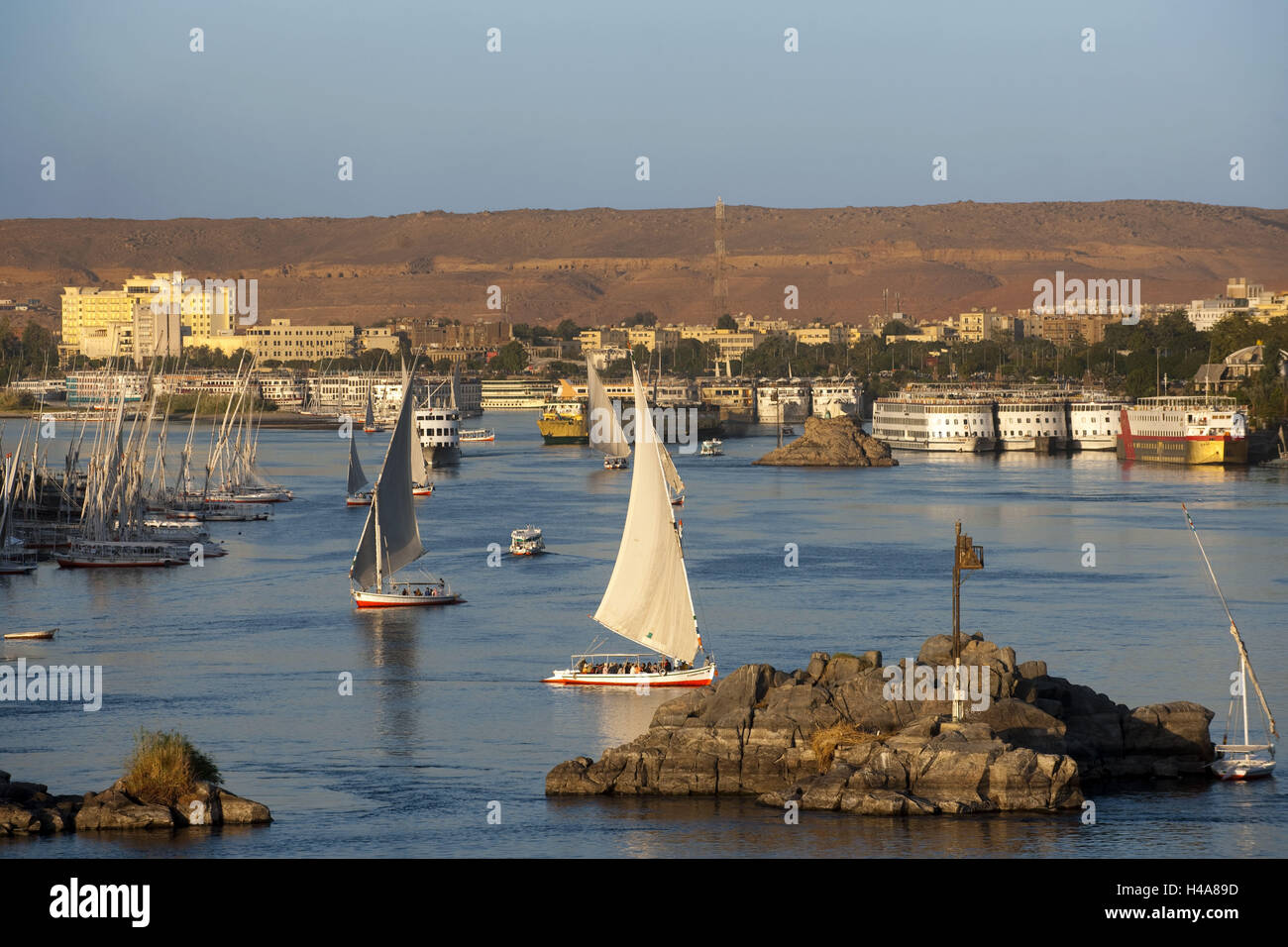 First cataract nile aswan hi-res stock photography and images - Alamy