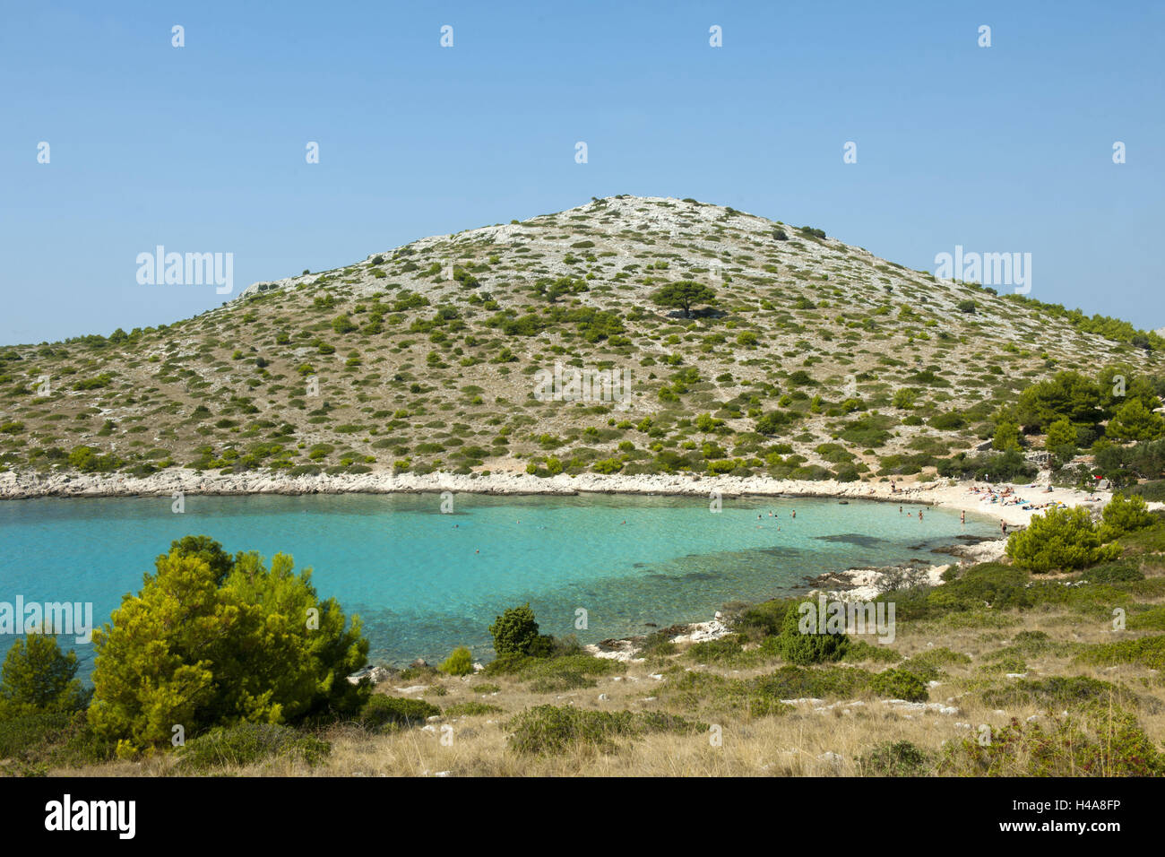 Croatia, Dalmatia, Murter, national park Kornaten, island Levrnaka ...