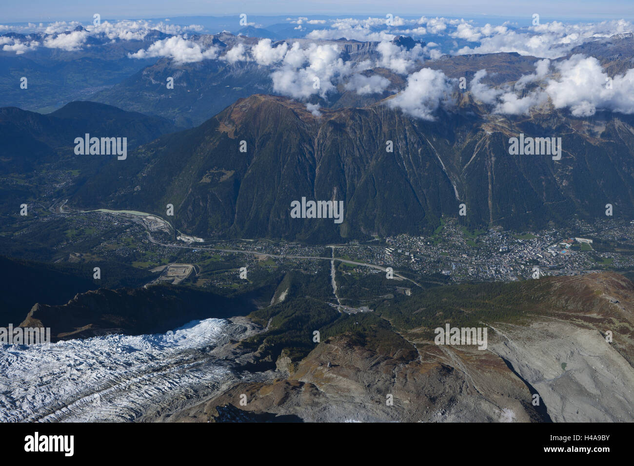 Valley of Chamonix-Mont-Blanc, Savoy Stock Photo - Alamy