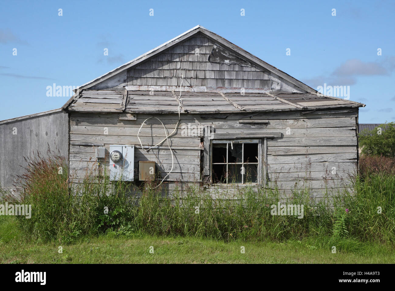 Alaska, Igiugig, Eskimo settlement, hut Stock Photo - Alamy