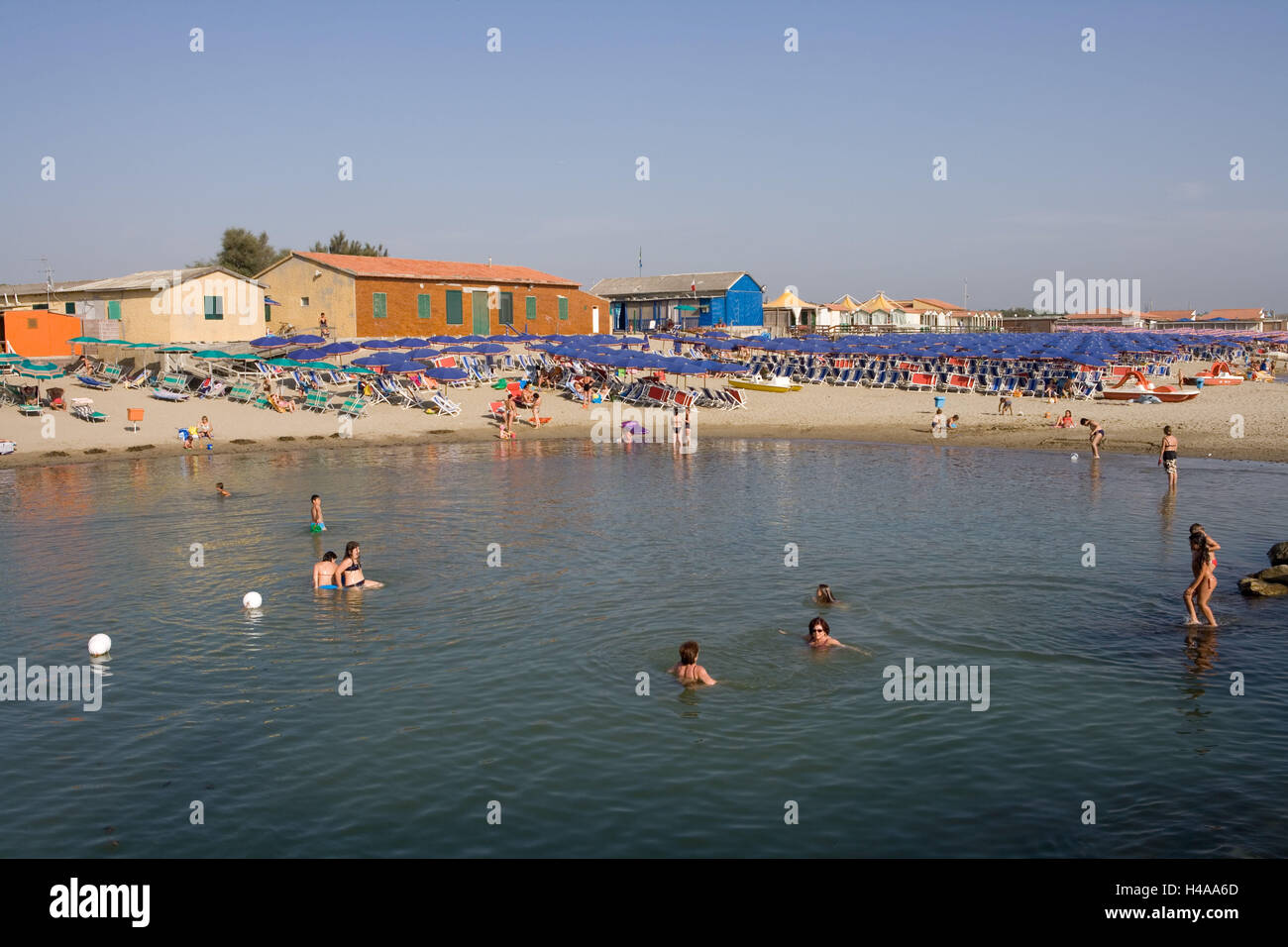 Italy, Tuscany, 'Marina di Pisa', beach Stock Photo - Alamy