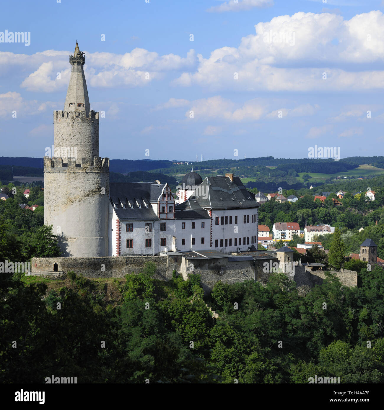Germany, Thuringia, Weida, Easter castle Stock Photo - Alamy