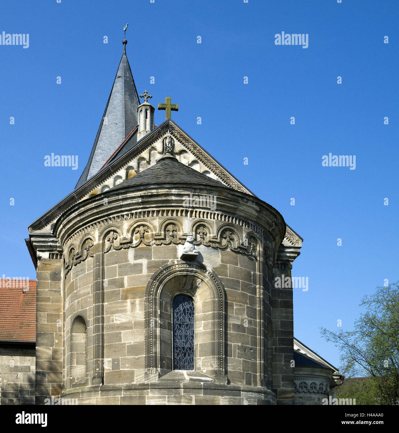 Germany, Baden-Wurttemberg, Göppingen-Faurndau, collegiate church ...