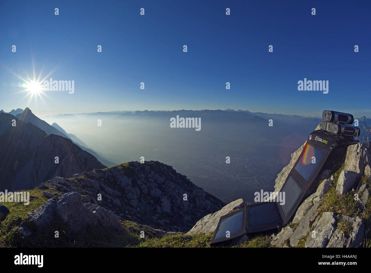 Austria, Innsbruck, Hafelekarspitze, view, sunrise Stock Photo - Alamy