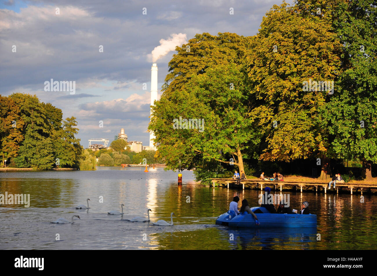 Germany, Berlin, Treptow, the Spree, boat match Stock Photo - Alamy