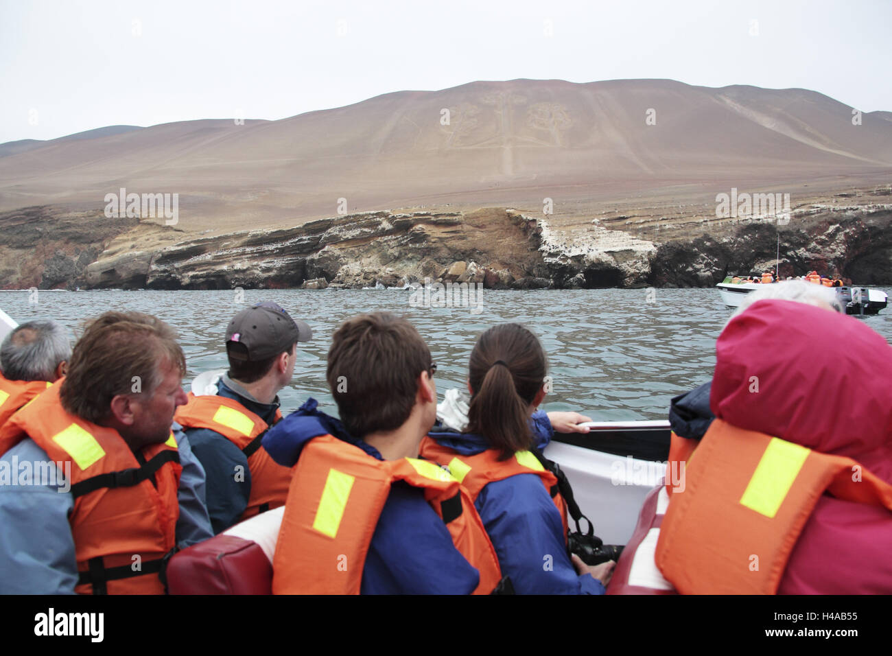 Peru, Paracas, Candelabro Stock Photo - Alamy
