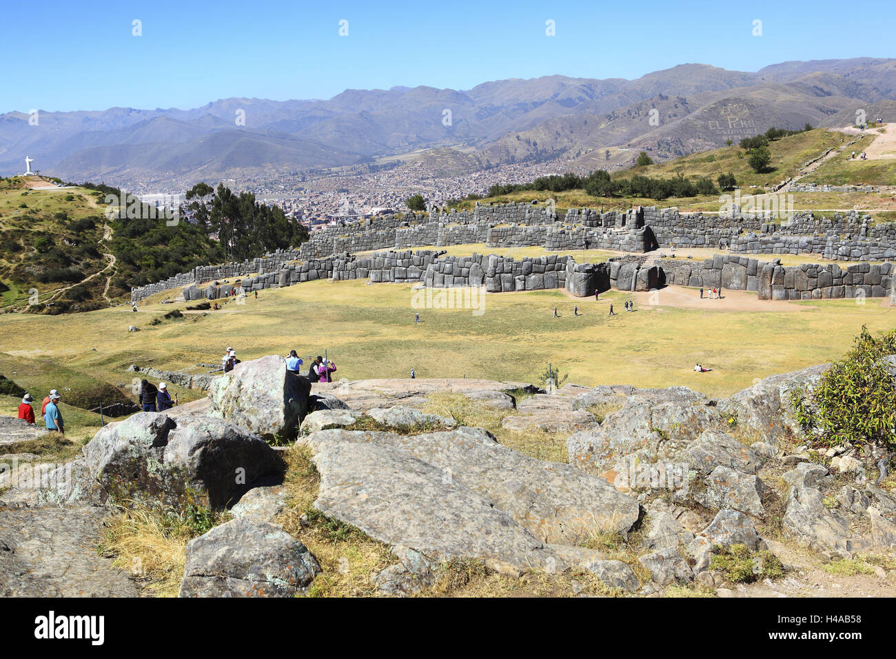 Peru, Cusco, Sacsayhuaman Stock Photo - Alamy