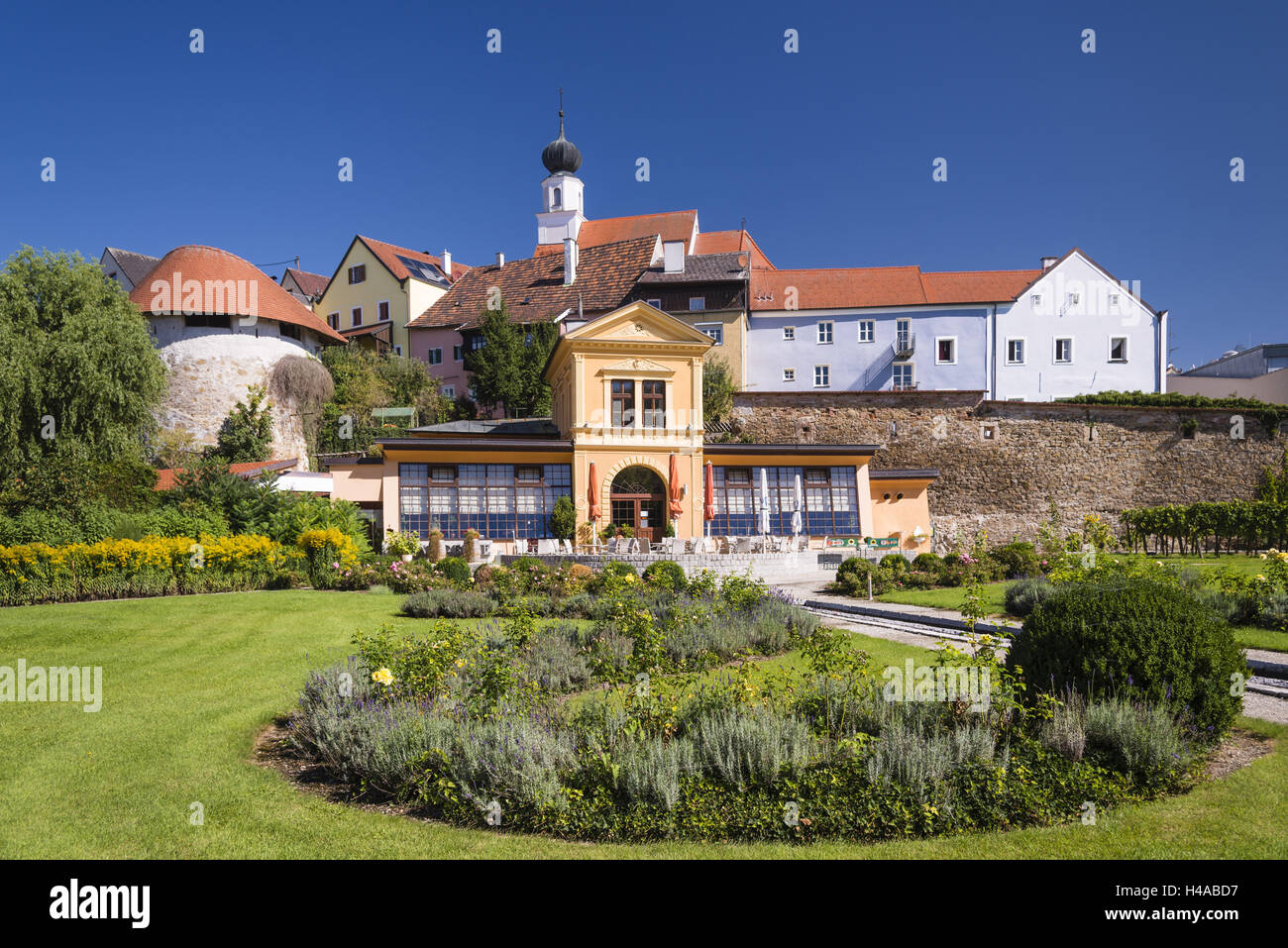 Baroque town scharding austria hi-res stock photography and images - Alamy
