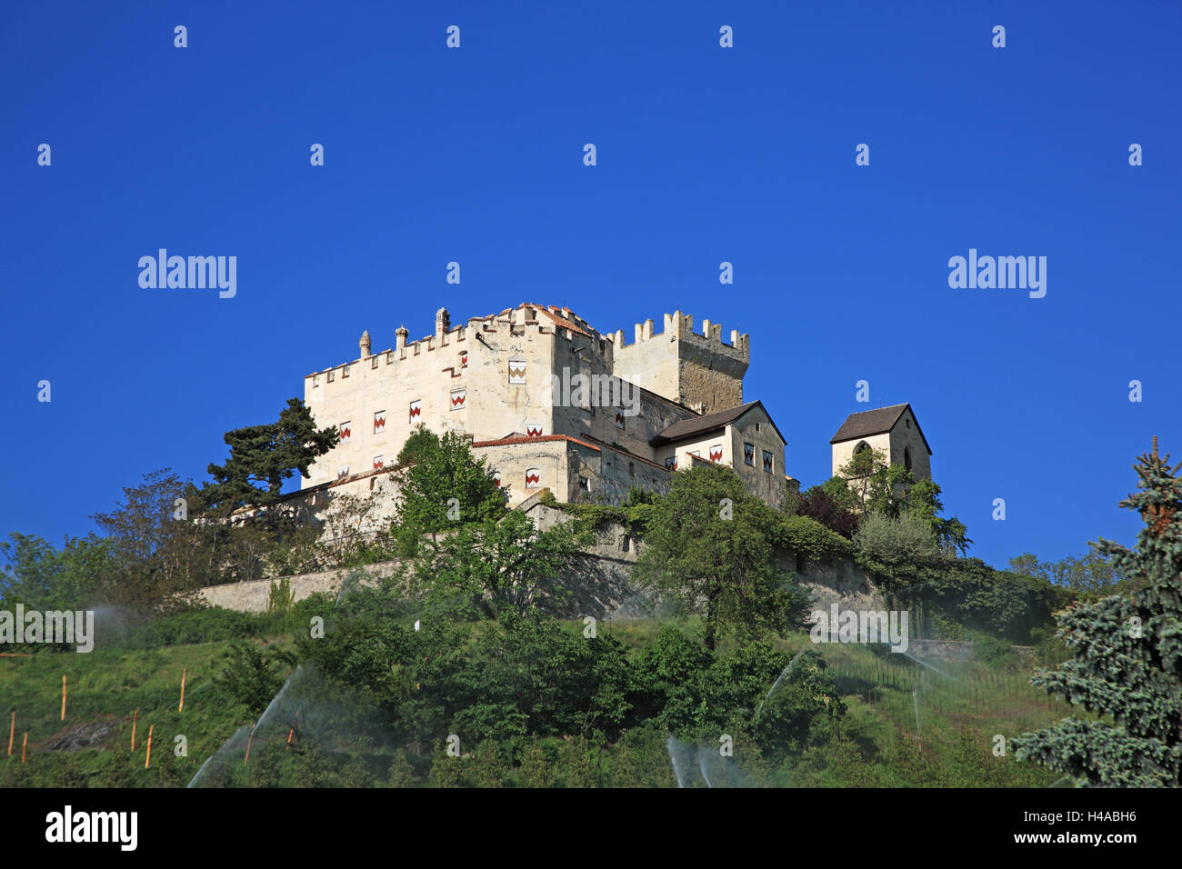 Italy, South Tirol, Vinschgau, Schluderns, Chur castle Stock Photo - Alamy