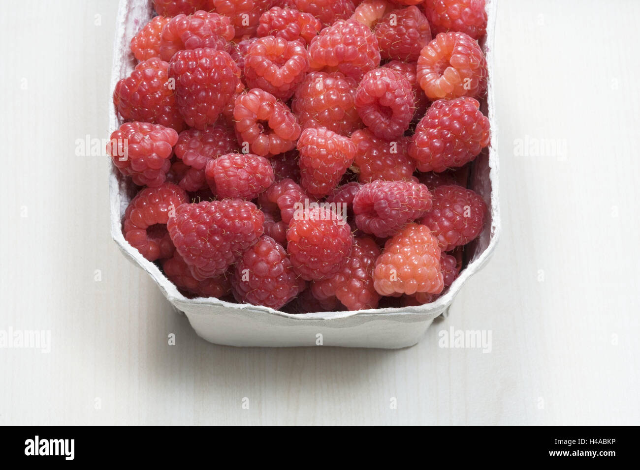 Bowl, raspberries, detail Stock Photo - Alamy
