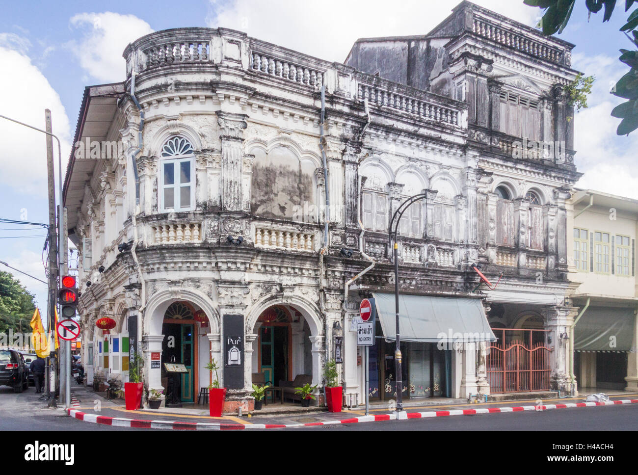 Sino portuguese archiecture building on the corner of Dibuk road and ...