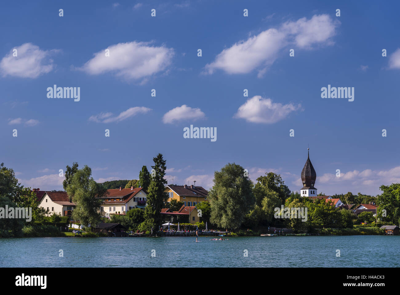 Germany, Bavaria, Upper Bavaria, 5-sea country, Weßling in the ...