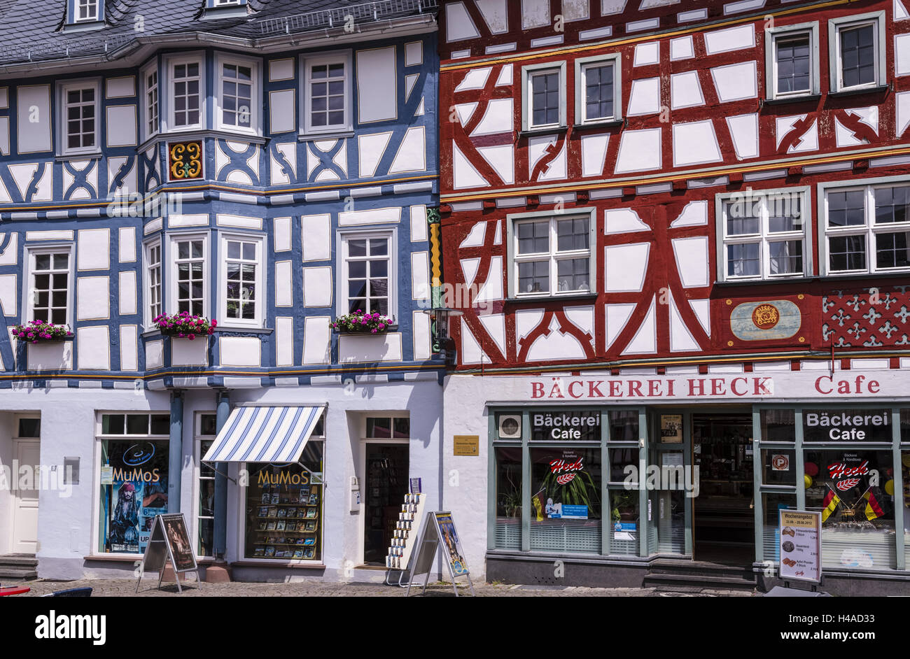 Germany, Hessen, Taunus, German Timber-Frame Road, bath Mountain Cam ...