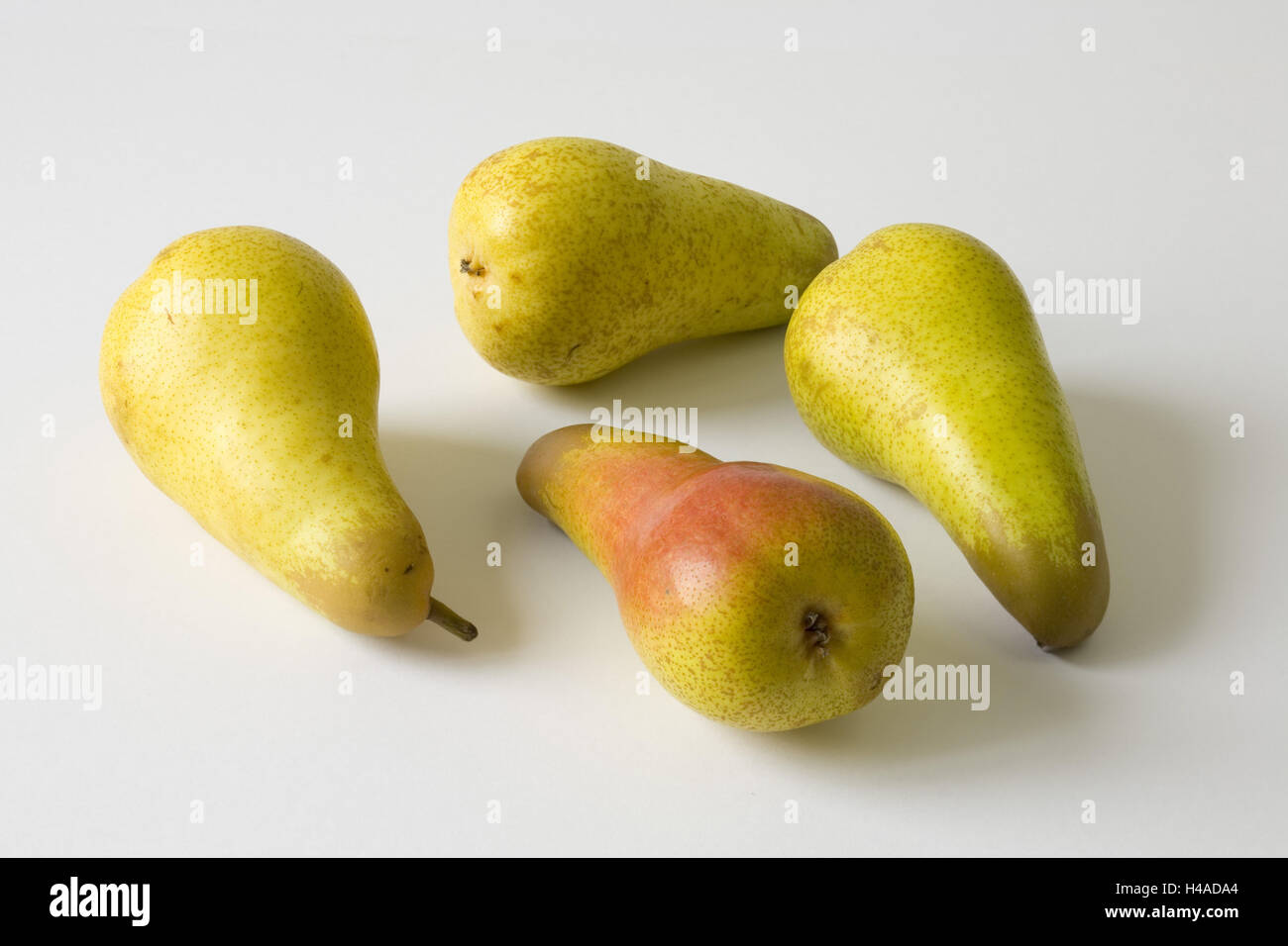 Four pears, sort 'Abate Fetel' Stock Photo - Alamy