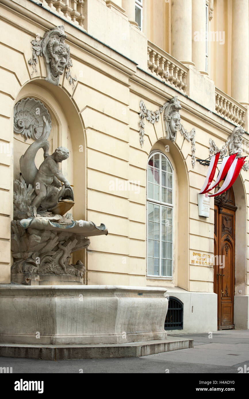 Austria, Vienna, Dr.-Ignaz-Seipel-Platz, facade of the new assembly ...