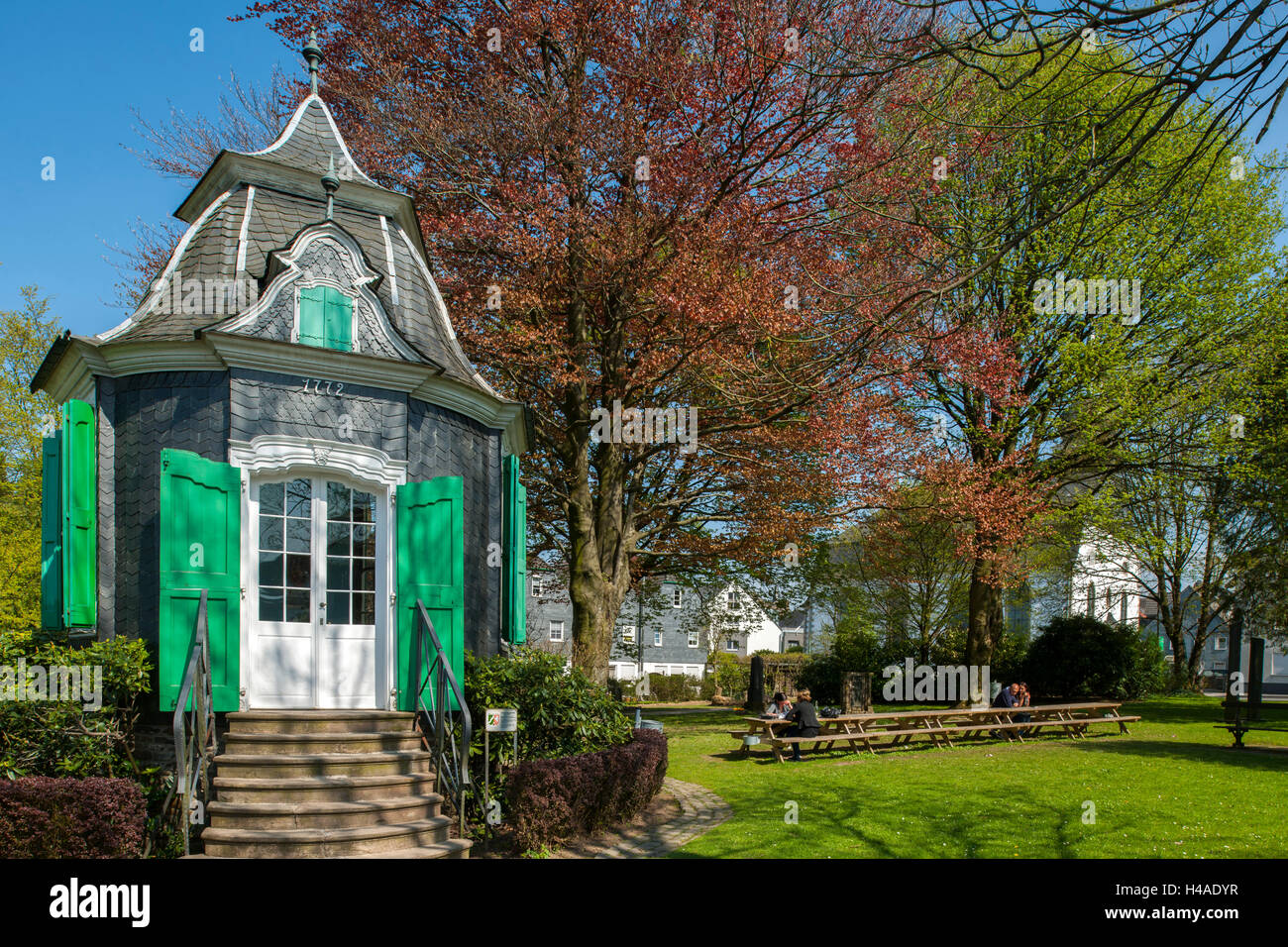 Germany, Oberbergischer circle, Radevormwald, historical rococo summer ...