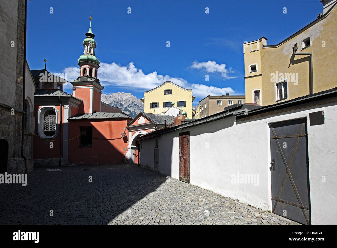 Buildings hall tirol austria hi-res stock photography and images - Alamy