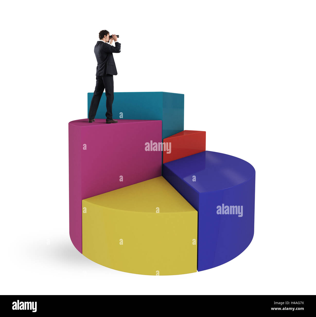 Man look at the graph hi-res stock photography and images - Alamy