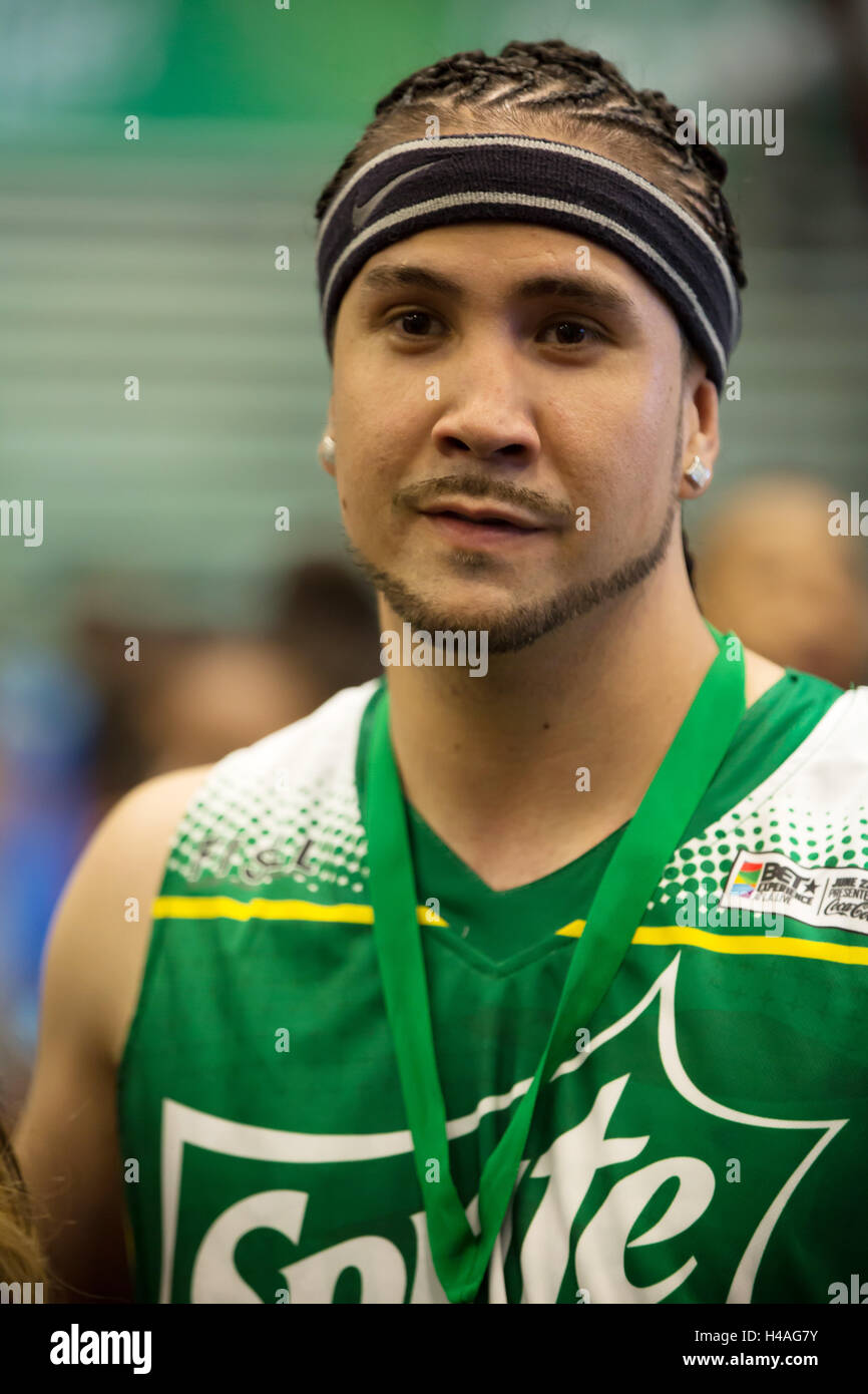 Kenny Dobbs attends the Celebrity basketball game presented by Sprite ...
